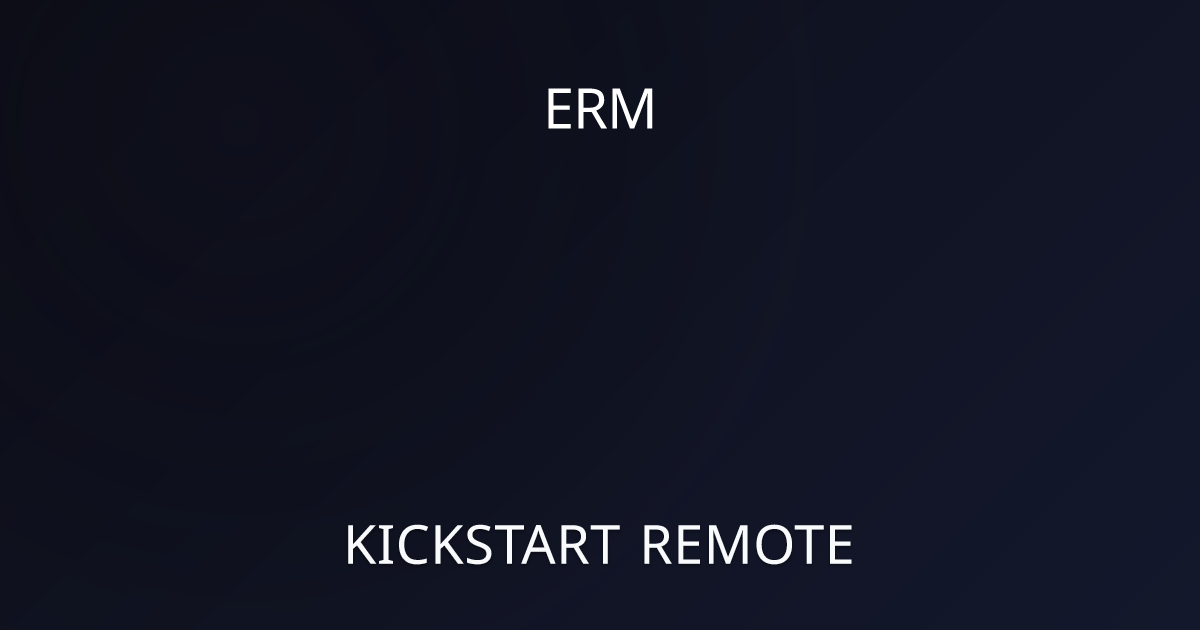 Remote Jobs at ERM | Kickstart Remote